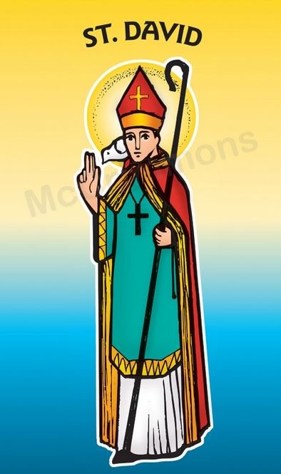 St. David - Banner BAN713BY, church banners, mccrimmon saints collection