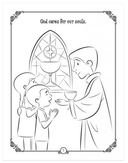 Bread Of Life Coloring Pages John 6 35 Sketch Coloring Page