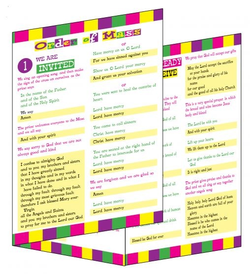Order of Mass Card for Children