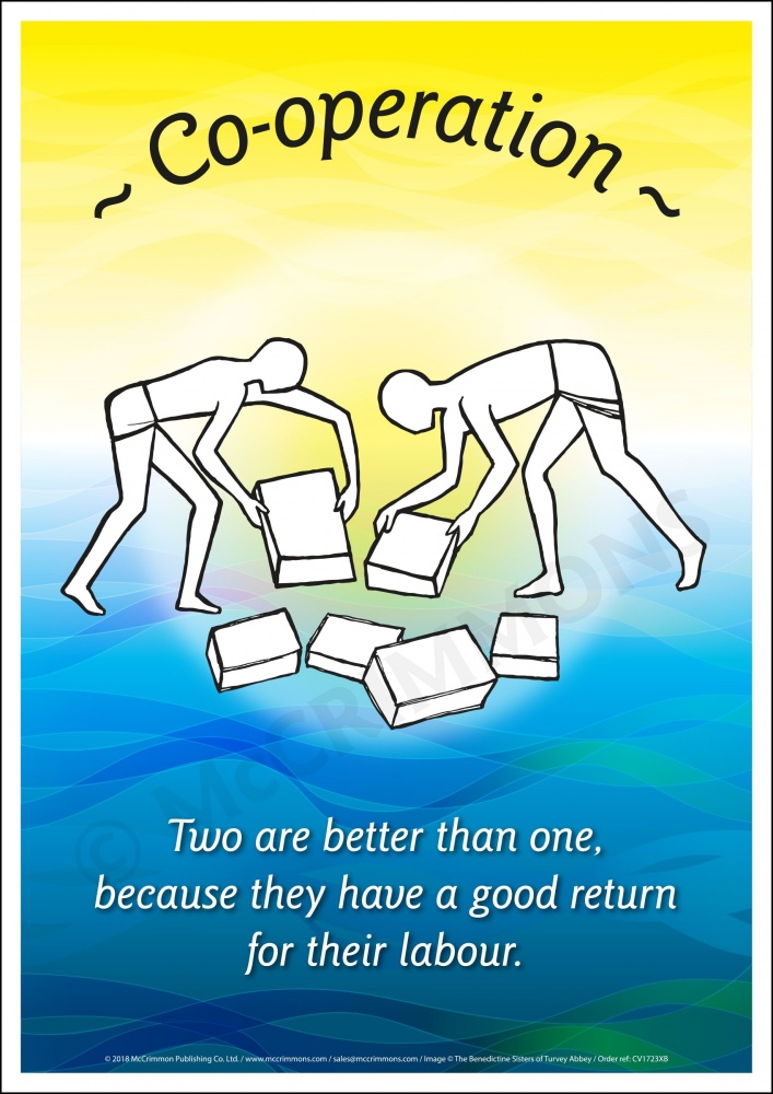 Core Values: Co-operative Poster