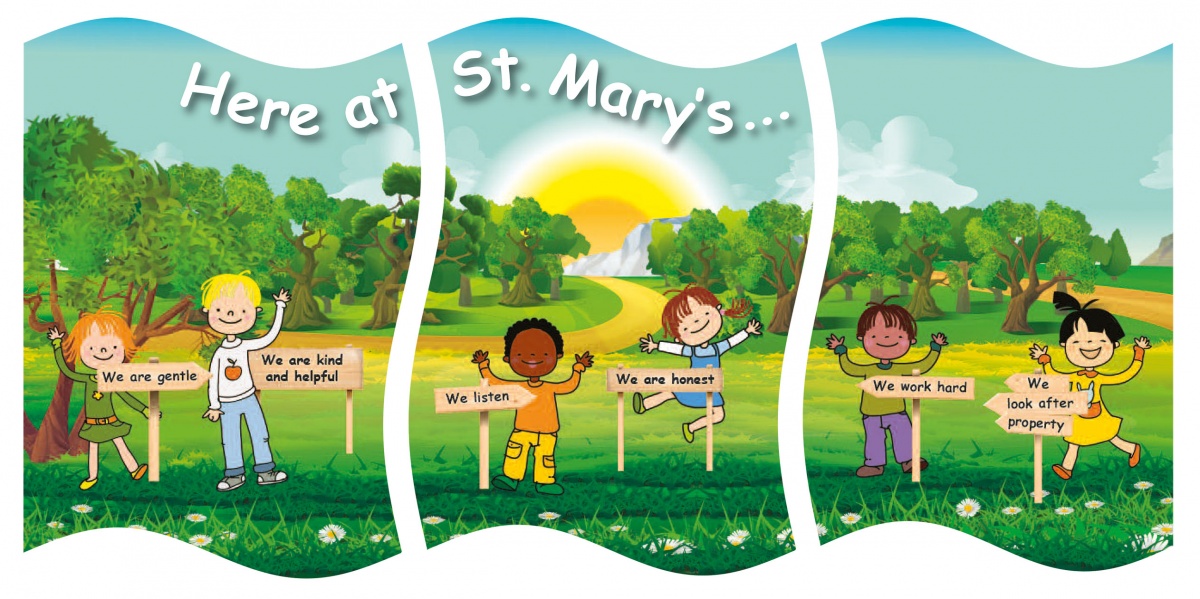 Core Value Triptych Display Board
