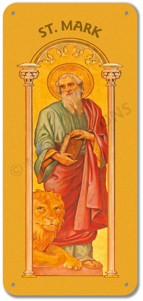 St. Mark - Display Board 1134, mccrimmon saints collection, church banner,