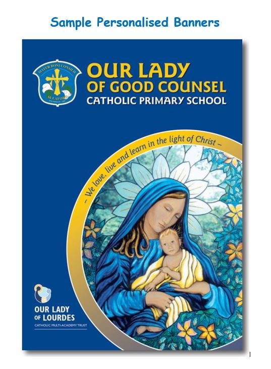 Sample Personalised Banners (FREE PDF download)