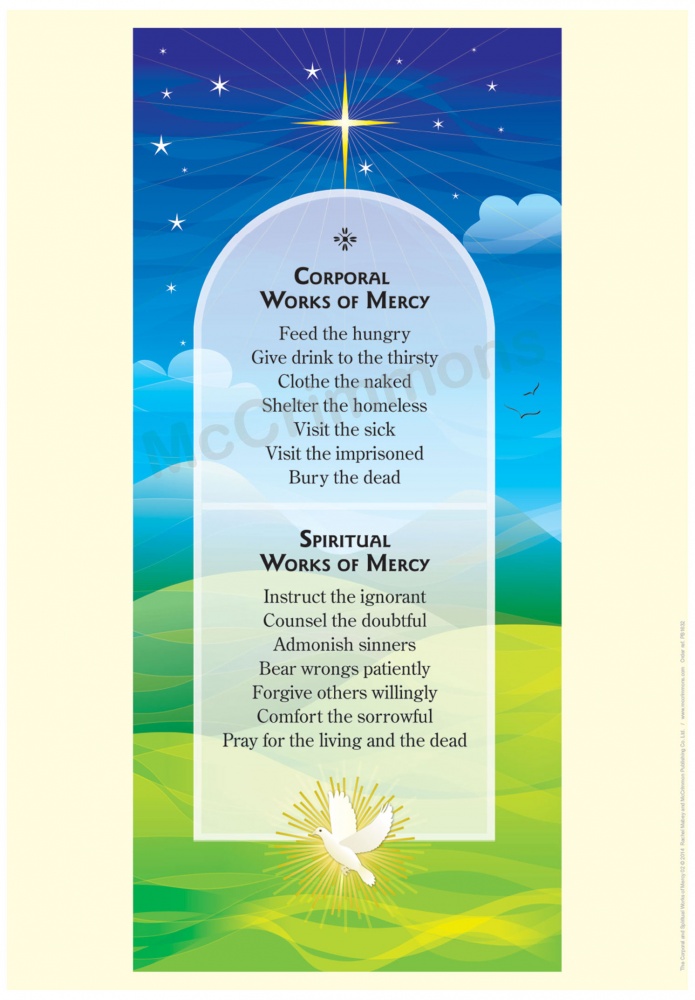 Works of Mercy - A3 Poster PB1632