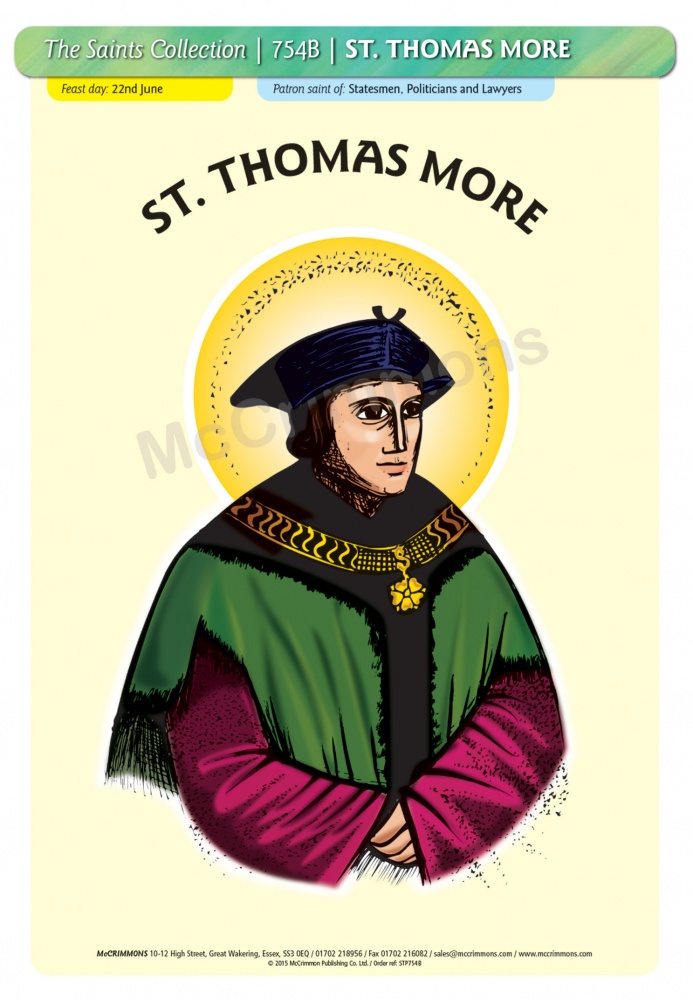St. Thomas More - A3 Poster (STP754B)