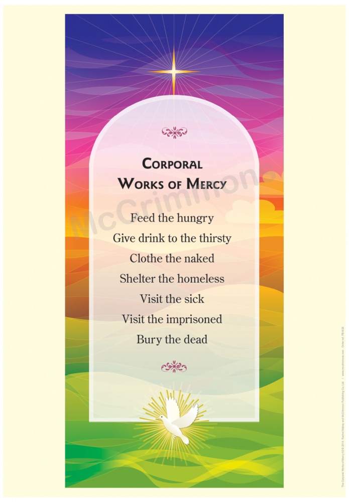 Corporal Works of Mercy - A3 Poster PB1626
